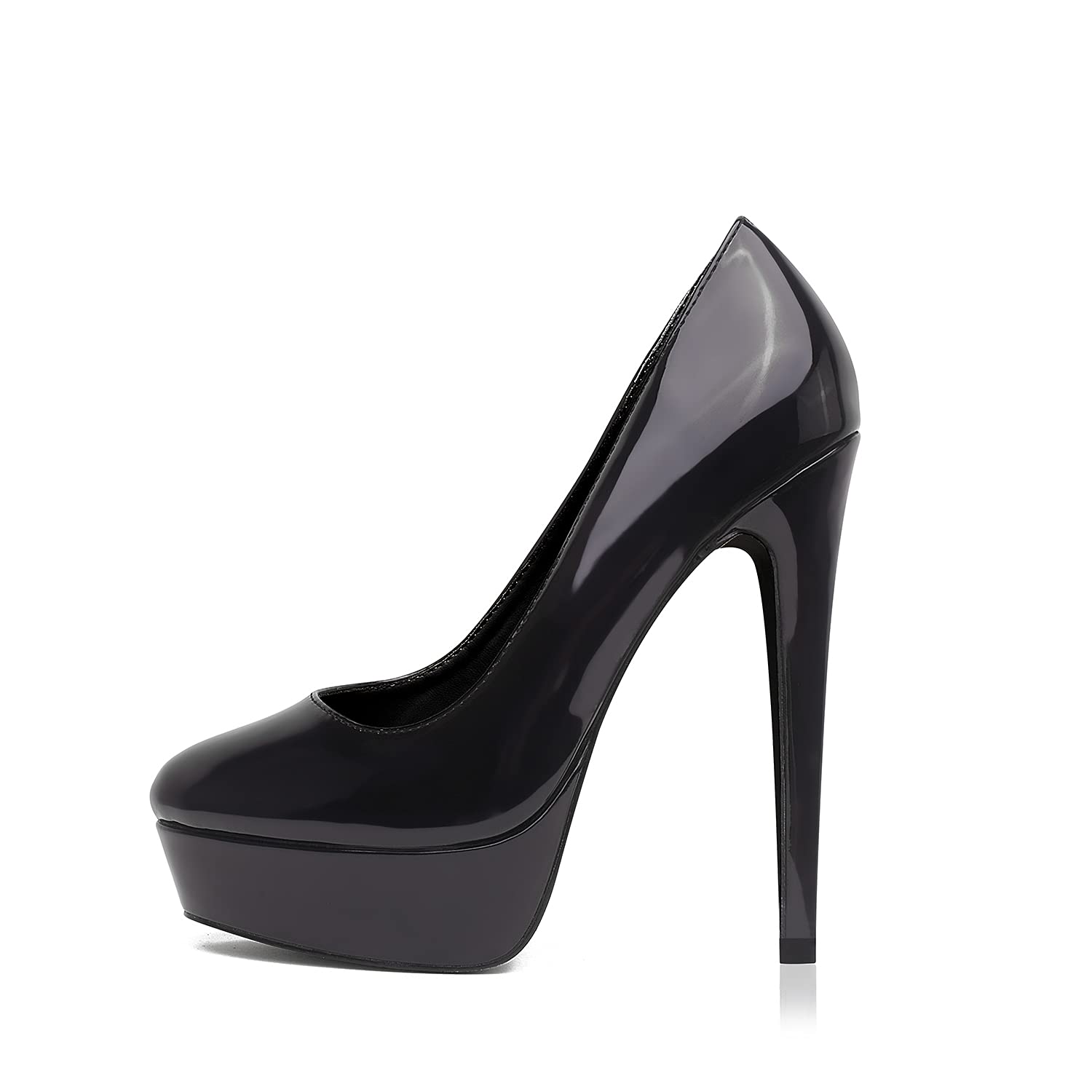 Elisabet Tang Women's Platform High Heels Pumps Shoes Closed Toe 5.5 ...