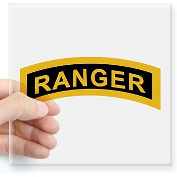 Amazon.com: US Army Ranger Tab car bumper sticker window decal 6" x 2 ...