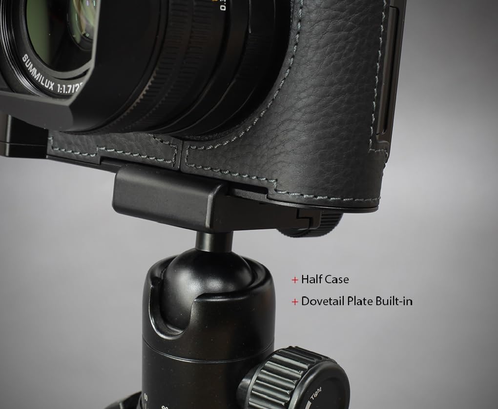 Mua LIM'S Genuine Italy Leather Camera Half Case Metal Grip Dovetail ...
