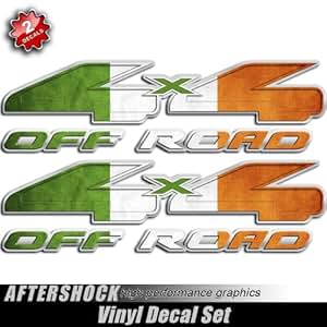 Amazon.com: 4x4 Irish Truck Decal Ireland Lucky Celtic Sticker: Sports ...