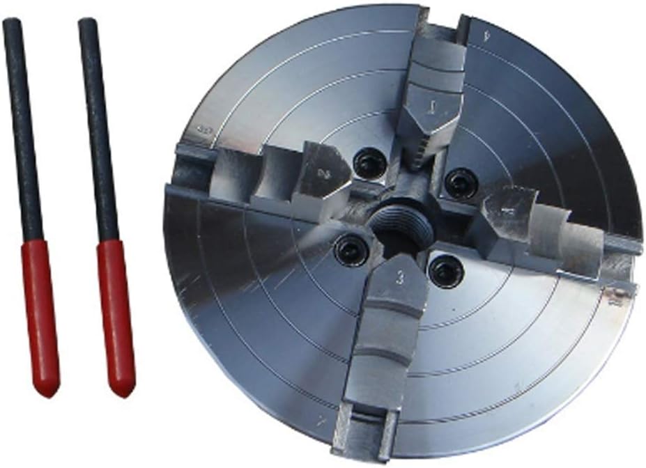 Chuck TBVECHI 6 Inch 150mm Lathe Chuck Self-Centering 4 Jaw for Milling ...