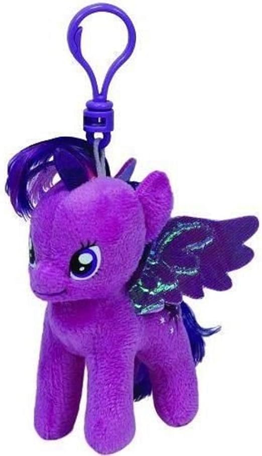 Amazon.com: Ty Beanie Baby – My Little Pony – Twilight Sparkle Keychain ...