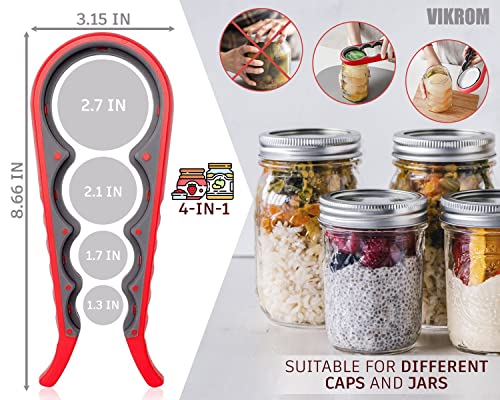 Silicone Jar Opener Multi Opening - Set of 3 Nonslip Rubber Pad Bottle ...