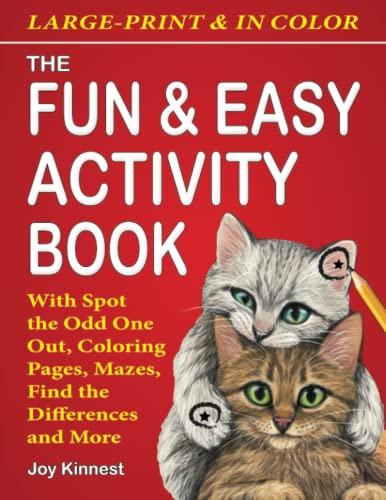 The Fun & Easy Activity Book: With Spot the Odd One Out, Coloring Pages ...