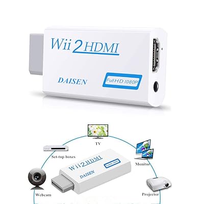 Buy DAISEN Wii to HDMI 720P 1080P HD Output Upscaling Converter ...