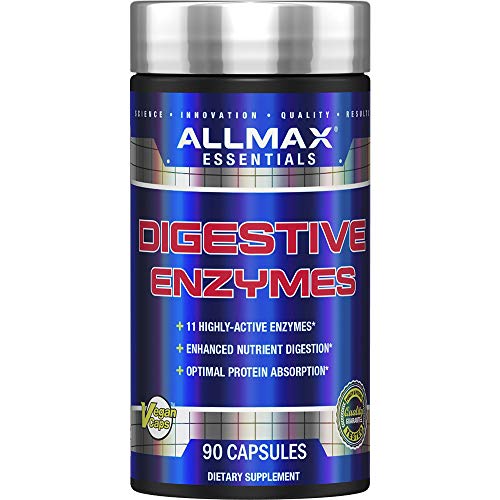 Digestive Enzymes + Protein Optimizer, 90 Capsules, ALLMAX in Oman ...