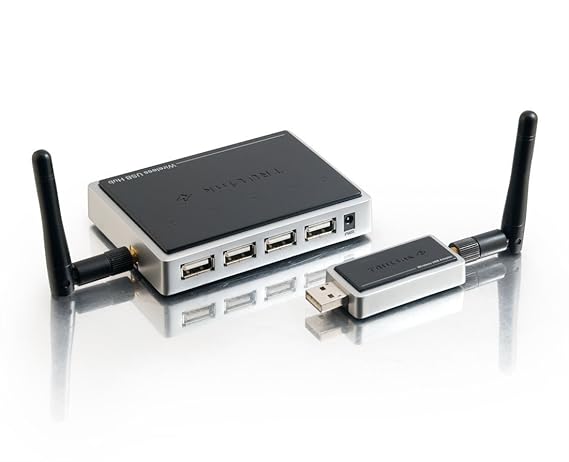 C2G/Cables to Go 29570 TruLink 4-Port Wireless USB Hub and Adapter Kit ...