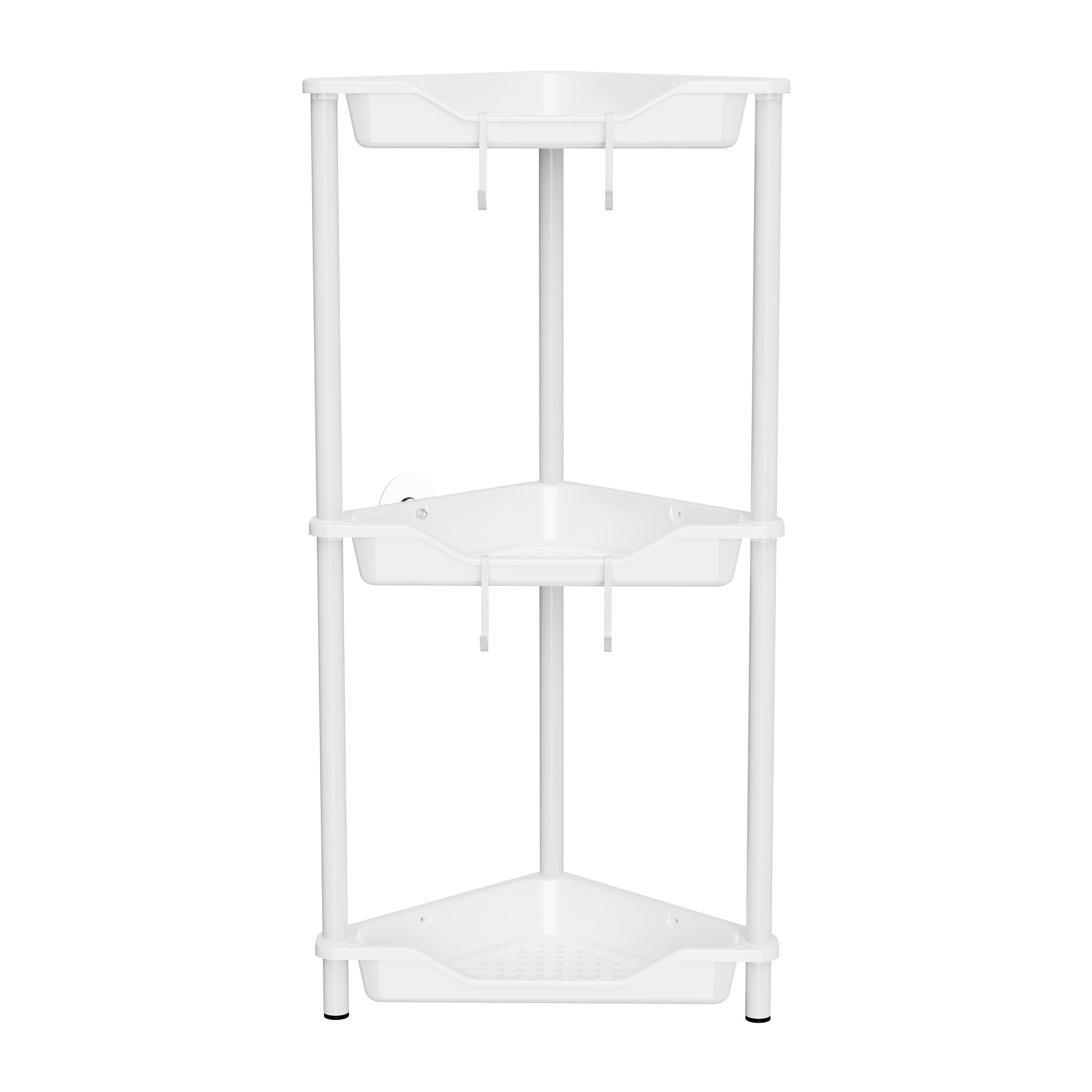 Orimade Rustproof 3 Tier Floor Standing Corner Shower Caddy Organizer ...