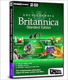 Amazon.com: Encyclopaedia Britannica Standard Edition : CD-Rom ...