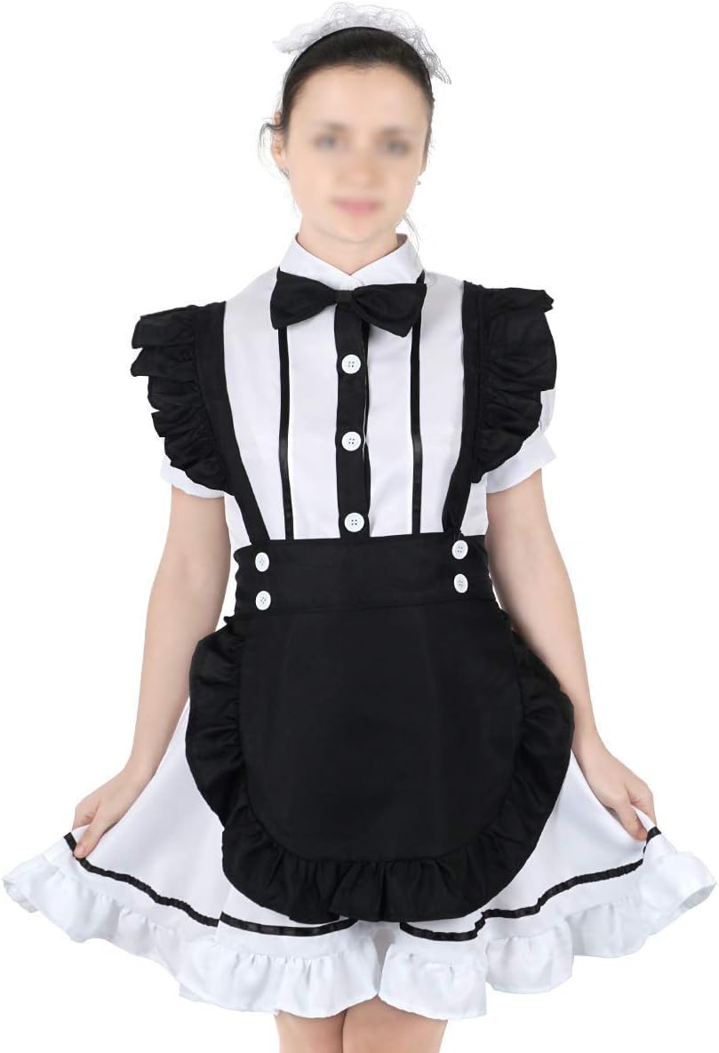 CoolChange White maid costume with apron, size: M - BigaMart