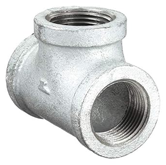 1/2" FNPT Galvanized Tee: Amazon.com: Industrial & Scientific