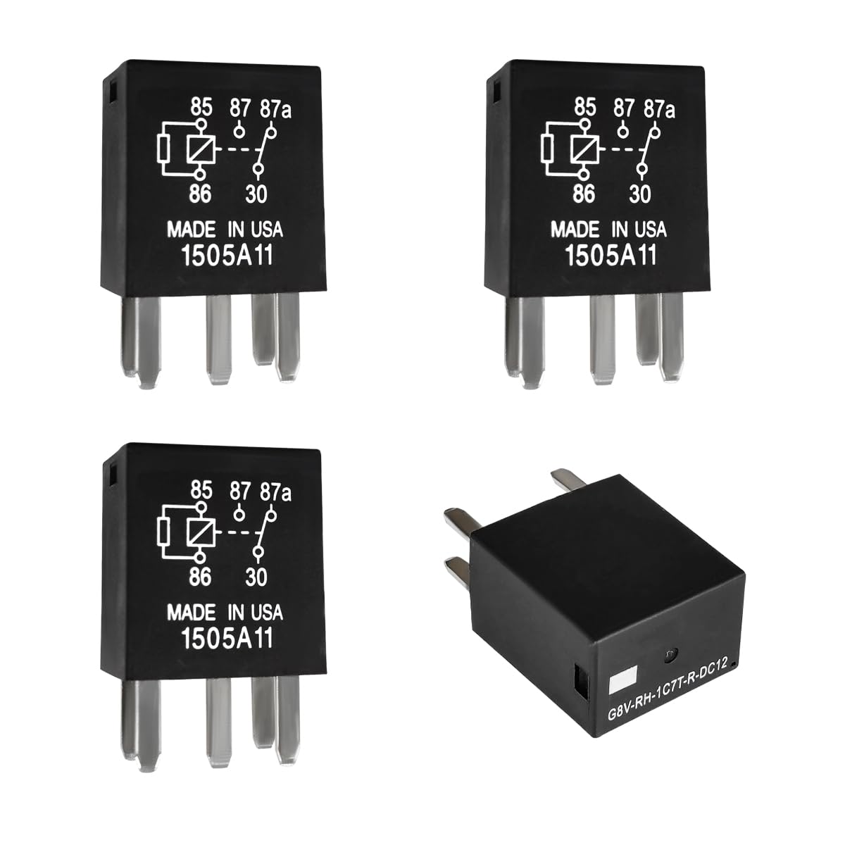 Mua Kewucn 4 PCS Power Relay, 5 Pin High Performance Auto Fuel Pump ...