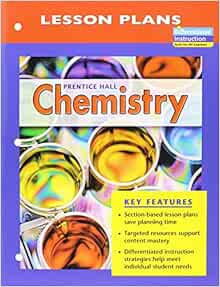 Lesson Plans for "Prentice Hall Chemistry": Pearson Education ...