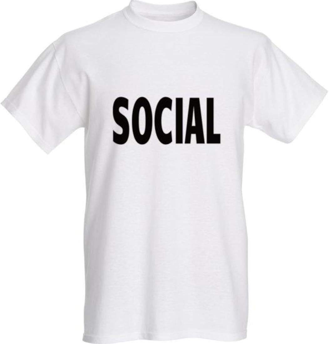 Social T-Shirt: Amazon.ca: Clothing & Accessories