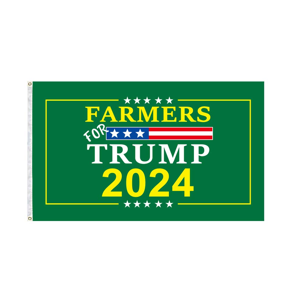 3×5Ft Farmers For 2024 Trump Flag Outdoor Banner for Decorative Home ...
