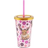 Amazon.com: Pokemon Eevee 18oz Carnival Cup w/ Floating Confetti ...