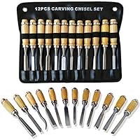 Amazon.com: 12pcs Wood Carving Hand Chisel Tool Carving Tools ...