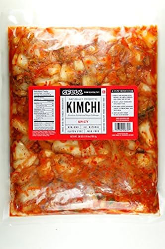 Lucky Foods Seoul Kimchi (Pack of 1) Authentic Made to Order Korean ...