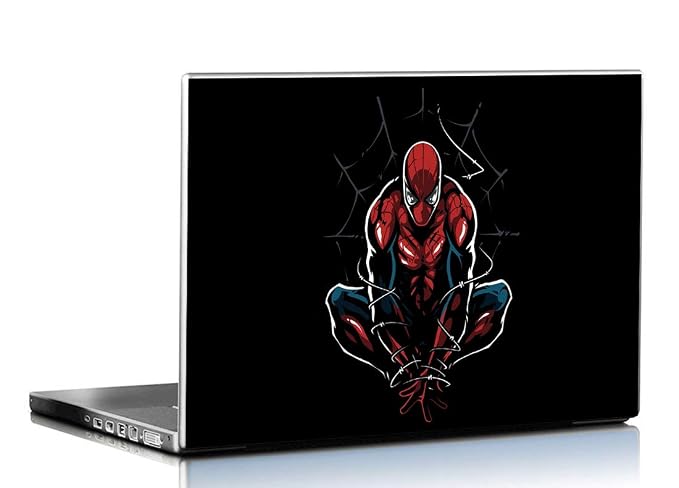 PIXELARTZ Laptop Skins Spiderman Minimal 15.6 Inches Laptop Skins ...