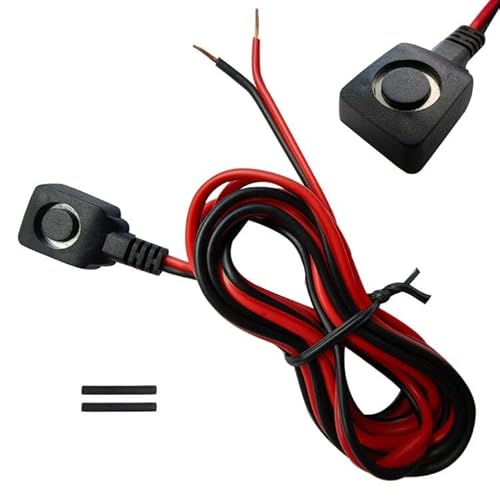 Momentary Switch 12V 24V Mini Momentary Push Button Switch with 1.2M ...