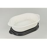 TUPPERWARE Küchenhelfer Sieb Super Servierstar 4,0 L schwarz-weiß ...