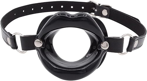 Black Open Breathing Mouth Ball Open Mouth Silicone Ball Nylon Mouth ...