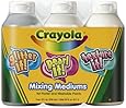 Amazon.com: Crayola 3ct 8oz Tempera Mixing Medium Assortment: Toys & Games