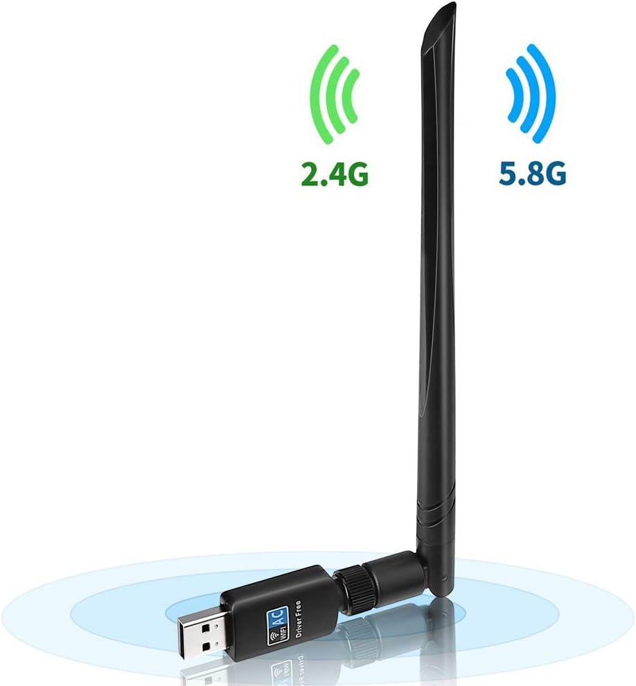 Amazon.com: USB WiFi Adapter 600mbps Free Driver USB 3.0 WiFi Dongle ...