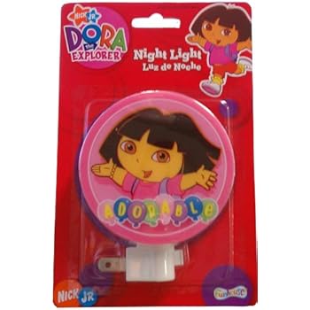 Dora The Explorer Night Light Luz De Noche (Assorted) - - Amazon.com