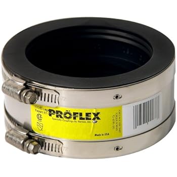 Fernco Inc. P3000-44 ProFlex Shielded Specialty Couplings, 4 Inch ...