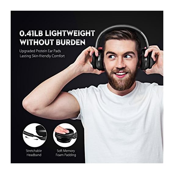 Mpow Thor Bluetooth Headphones On Ear, 40mm Driver Wireless Headset ...