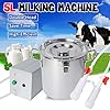 Electric Goat Milking Machine for Cows Sheep Portable Pulsation Milking ...