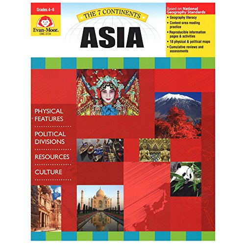 Asia: Grades 4-6+ (The Seven Continents) (7 Continents): Evan-Moor ...