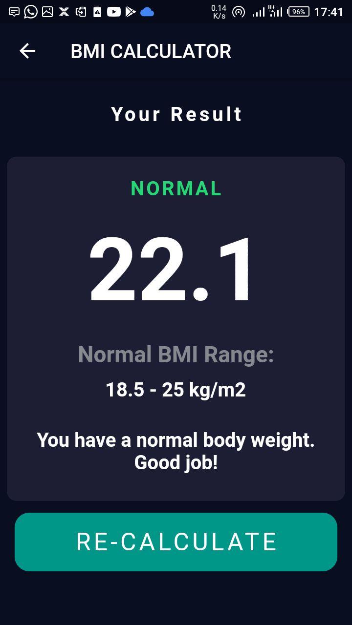 Amazon.com: Simple BMI Calculator: Appstore for Android