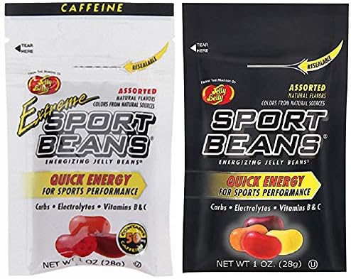Jelly Belly Sport Beans - Assorted and Extreme Assorted with Caffeine ...