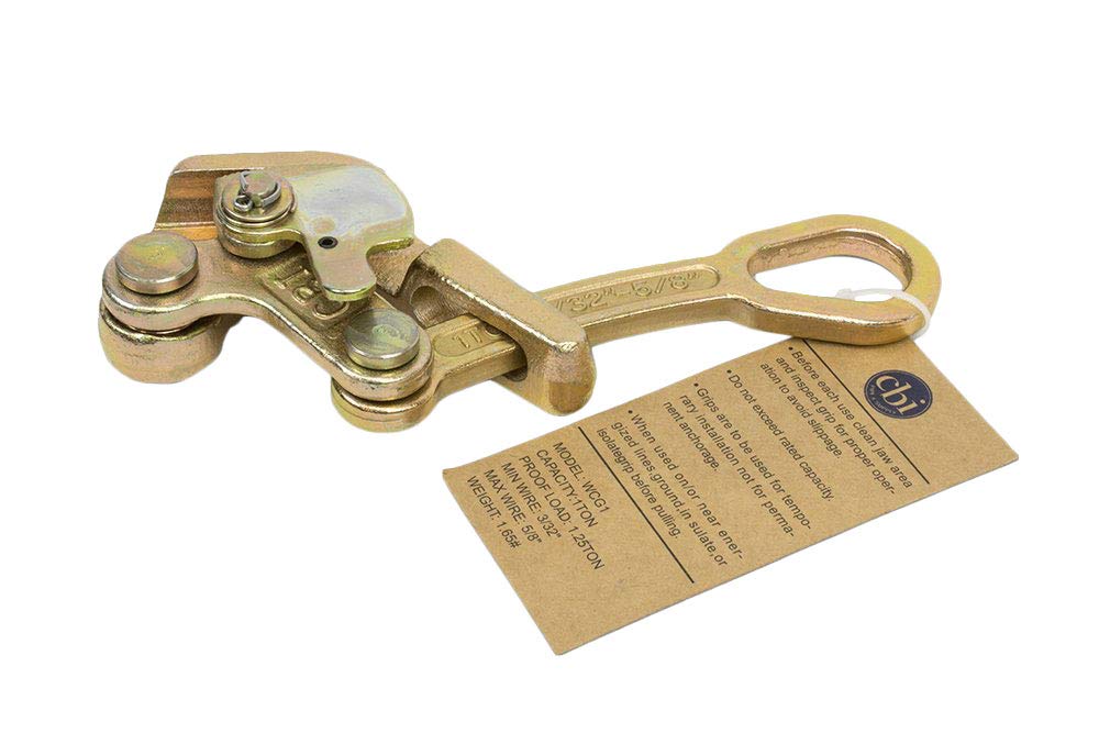 Cbi & Supply Cable Puller Tool - Steel Rope Jaw Puller for Wire Rope ...