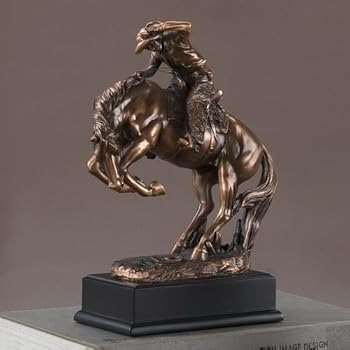 Amazon.com: Bronze Finish Wild West Cowboy Sharp Shooter Sculpture Man ...