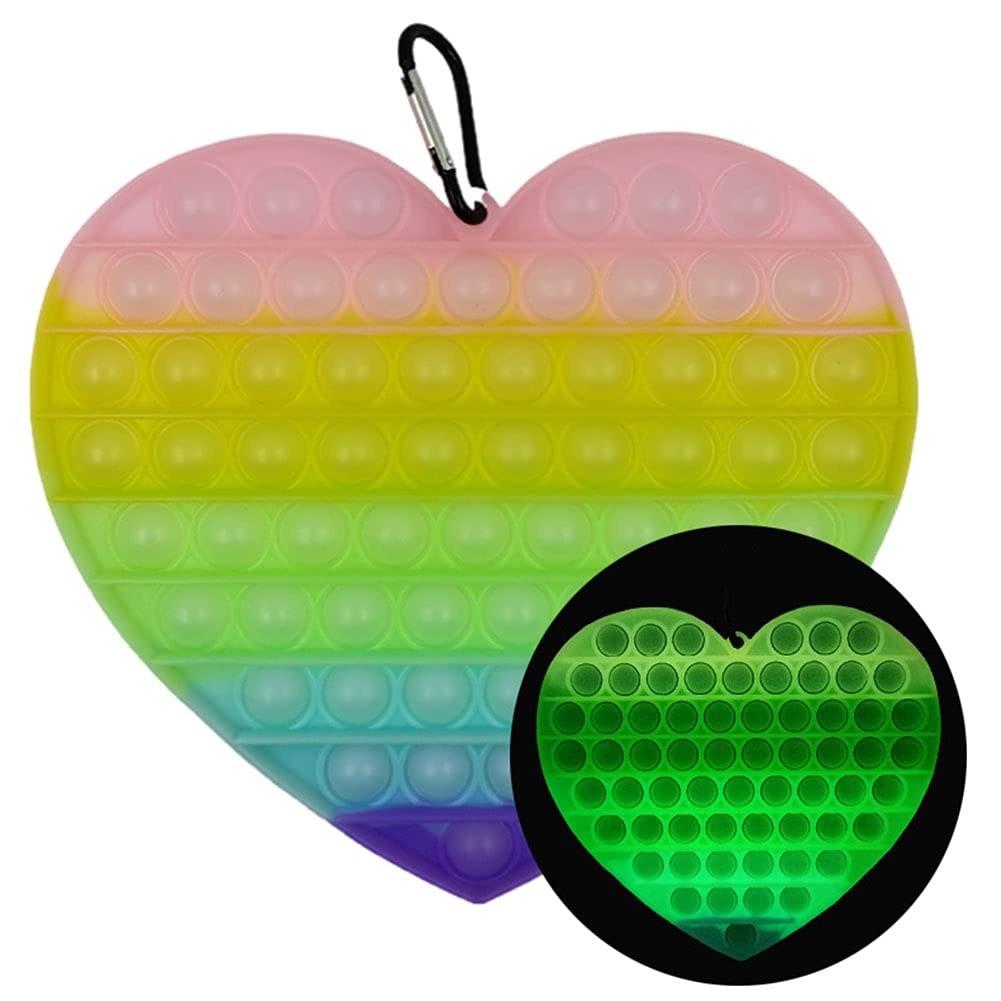 Buy Yingku Noctilucence In The Dark Giant Pop It Fidget Toy,large Pop ...