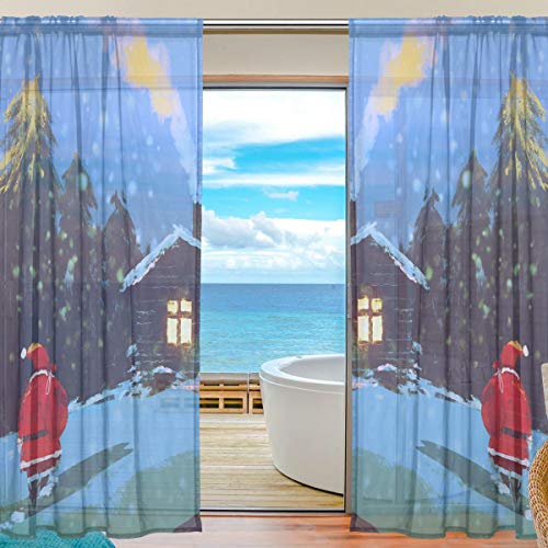 Ridiculously Simple Decor with Christmas Window Drapes