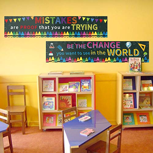 Classroom Banner Decoration 2 Large Motivational Inspirational Posters ...