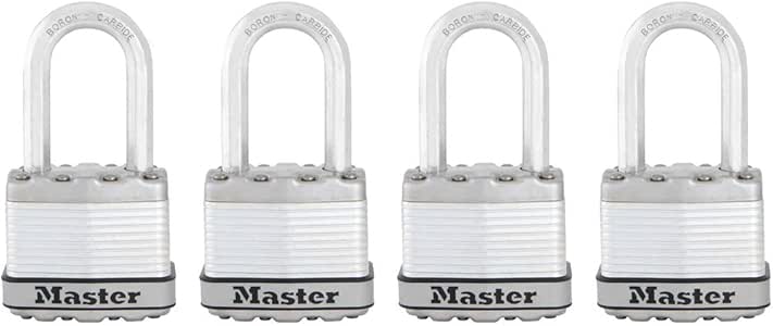 Master Lock Padlock, Magnum Laminated Steel Lock, 1-3/4 in. Wide ...