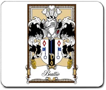 Amazon.com : Beattie Family Crest Coat of Arms Mouse Pad : Office Products
