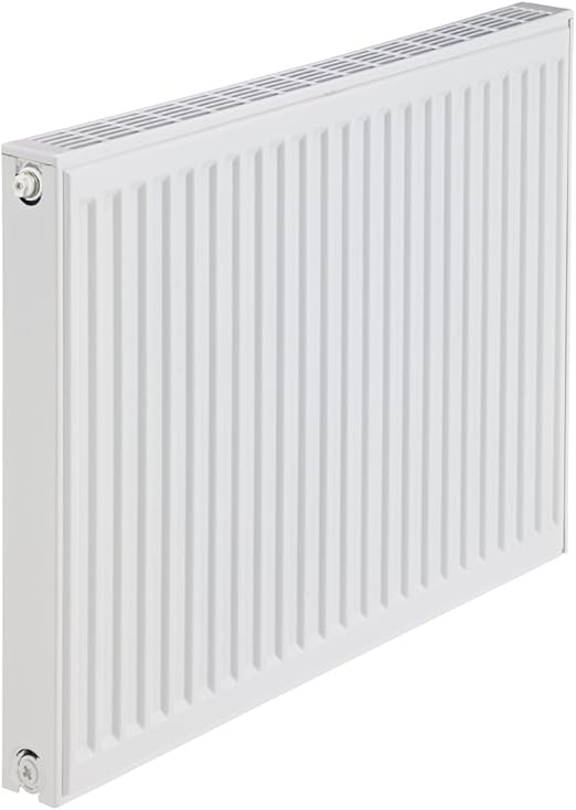 Henrad 110865 Type21DPSC 4320BTU 1266W 2012112 Compact Radiator, White ...