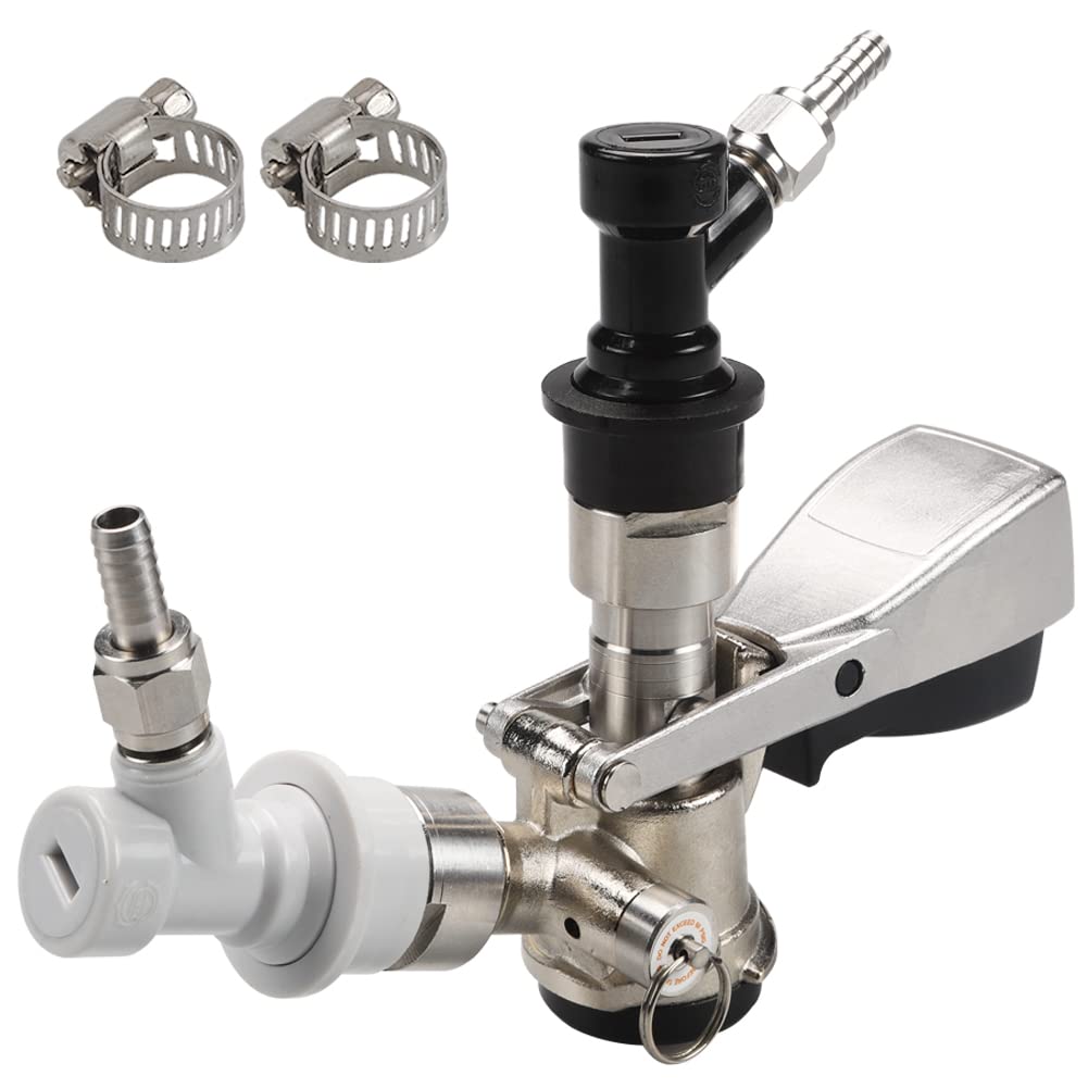 Sankey D Keg Coupler with Adapter and Ball Lock Disconnect Set Standard ...