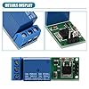 Latch Relay, Mini 6-24V Toggle Relay Flip Flop Module Bistable Self ...