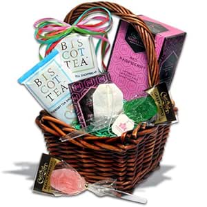 Amazon.com : 'Mini' Tea & Cookies Gift Basket : Gourmet Tea Gifts ...