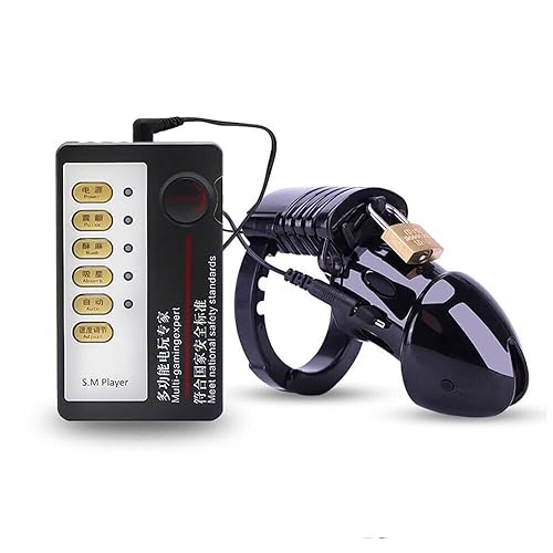 Electric Shock Cock Penis Cage Chastity Belt Adult Game Sex Toy ...