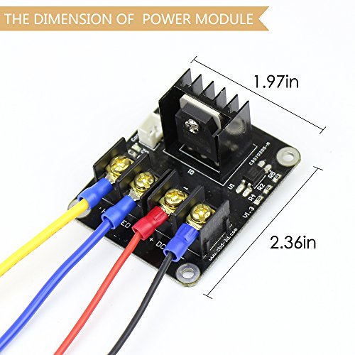 Heat Bed Power Module SIMPZIA Add-on Hot Bed Power Expansion Board MOS ...
