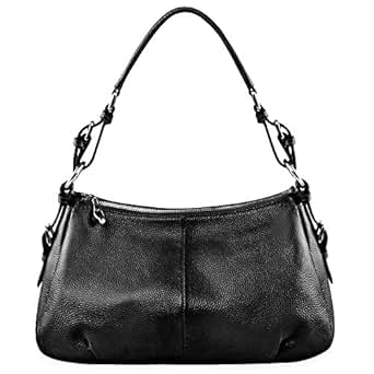 Amazon.com: S-ZONE Womens Hobo Genuine Leather Shoulder Bag Top-handle ...