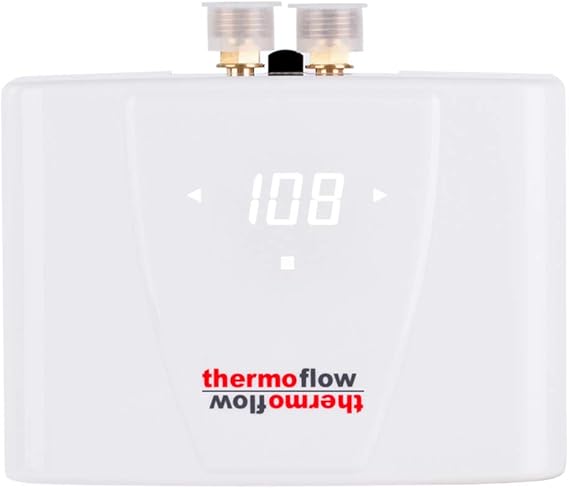 Thermoflow Electric Mini Tankless Water Heater with LED Digital Display ...